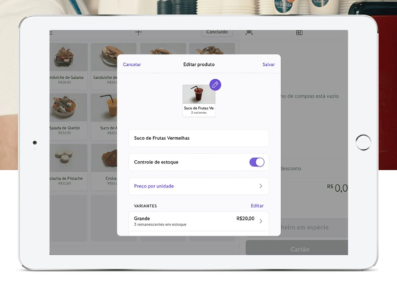 Controle de Estoque do App Zettle Go - Conheça Todas as Vantagens