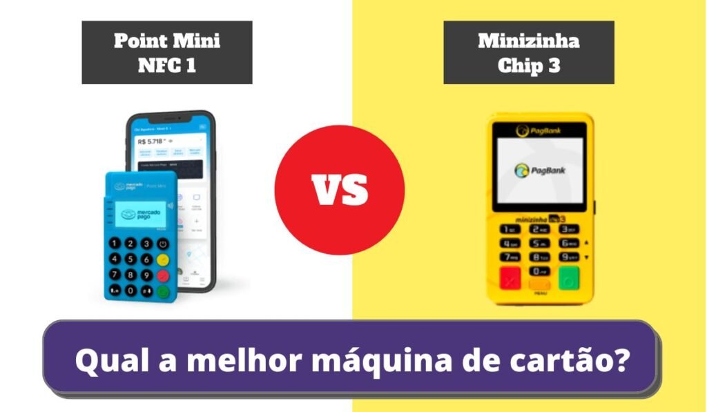 Minizinha Chip 3 ou Point Mini NFC 1? Qual a Melhor Maquininha?