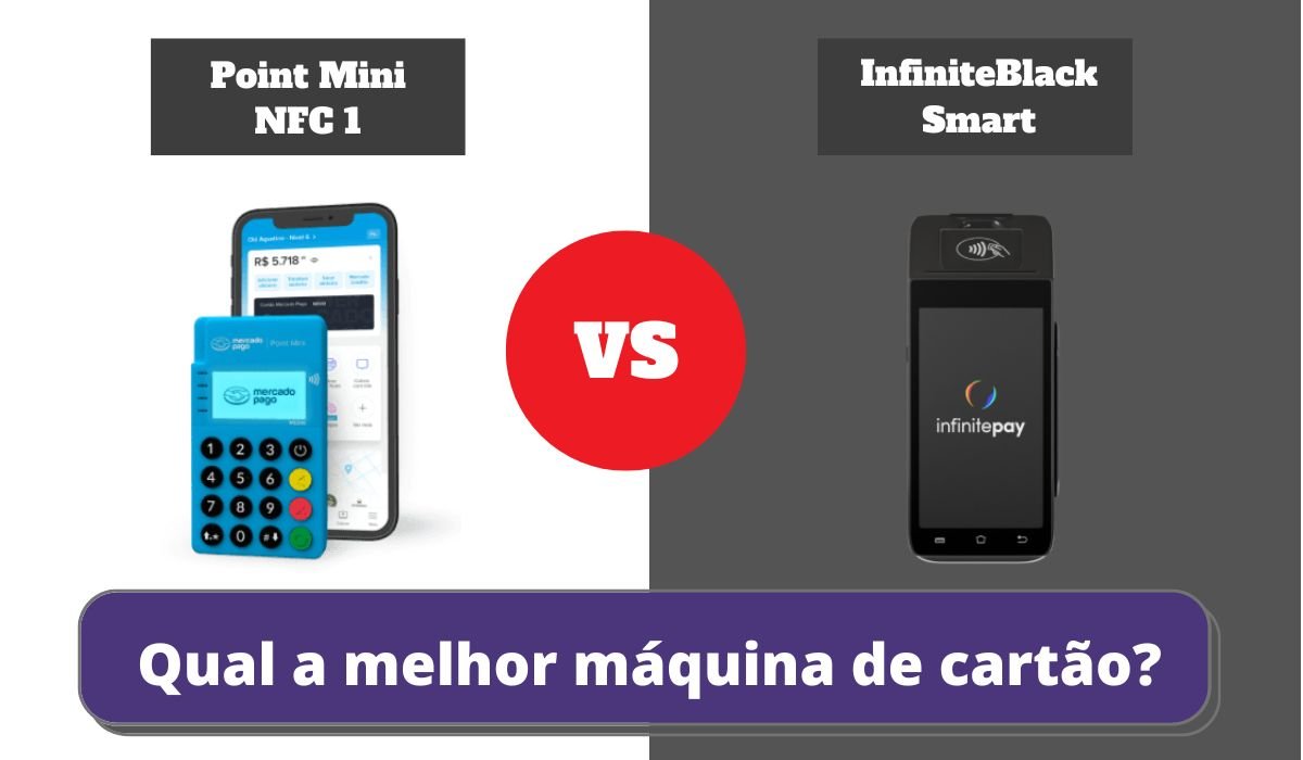 InfiniteBlack Smart ou Point Mini NFC 1? Qual a Melhor Maquininha?