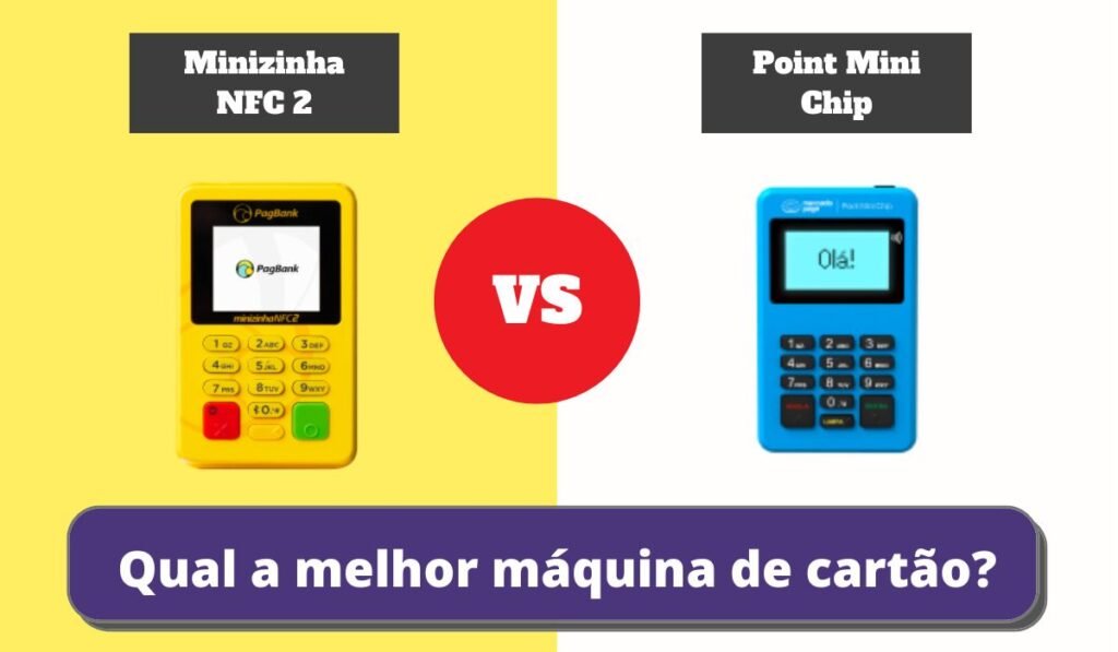 Minizinha NFC 2 ou Point Mini Chip? Qual a Melhor Maquininha?